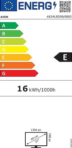 Axen AX24LED09 B HD 24 61 Ekran Uydu Alıcılı Beyaz LED TV Fiyatları