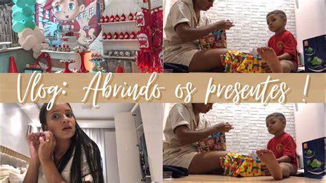 VLOG DEI UM PRESENTÃO PARA MEU FILHO ABRINDO OS PRESENTES DE