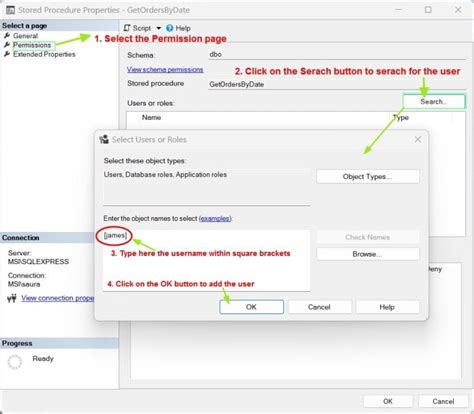 How To Give Permission To Execute Stored Procedure In SQL Server SQL