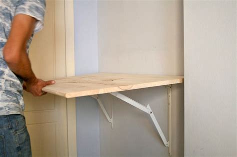 Soluciones prácticas Cómo hacer una mesa abatible Como hacer mesa