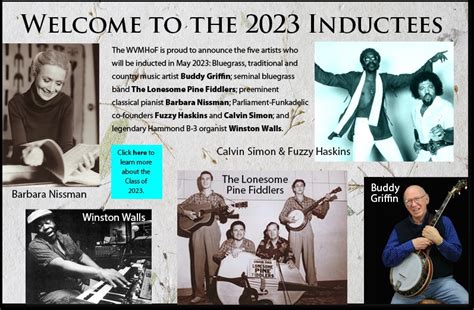 W Va Music Hall Of Fame Announces 2023 Inductees WV MetroNews
