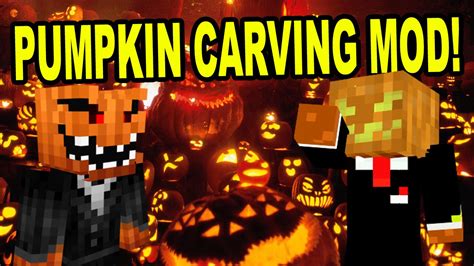 Minecraft Pumpkin Carving Mod Fully Customizable Pumpkin Youtube