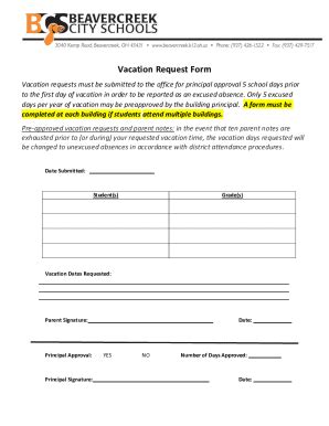 Fillable Online Solved When An Employee Requests Vacation He She Must