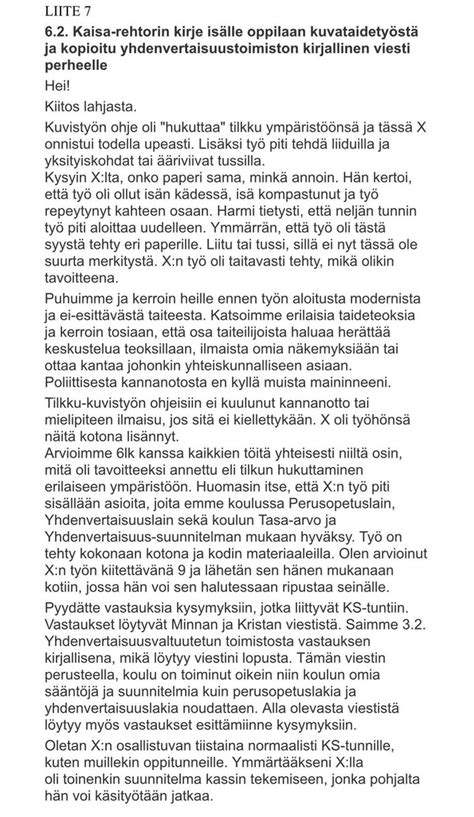 Solja Pistol On Twitter Tasa Arvovaltuutetun Viesti Oli V Litetty