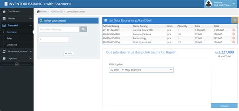 aplikasi sistem inventory barang menggunakan barcode scanner berbasis web dengan php dan mysqli