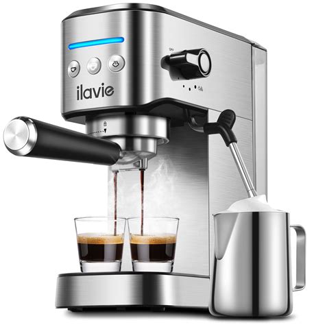 Ilavie Espresso Coffee Machine Bar Stainless Steel Coffee Maker