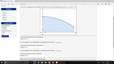 solved use six rectangles to find an estimate of each type