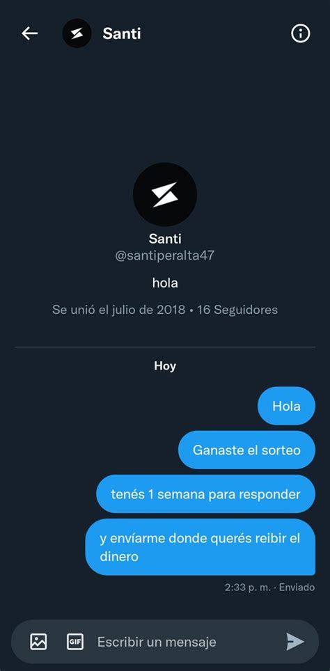 Miguel Hernández on Twitter No respondió todavía tiene 1 semana El