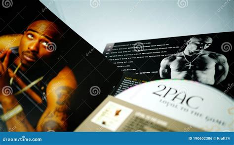 Covers Of Cds By Tupac Shakur Also Known As Pac And Makaveli Her