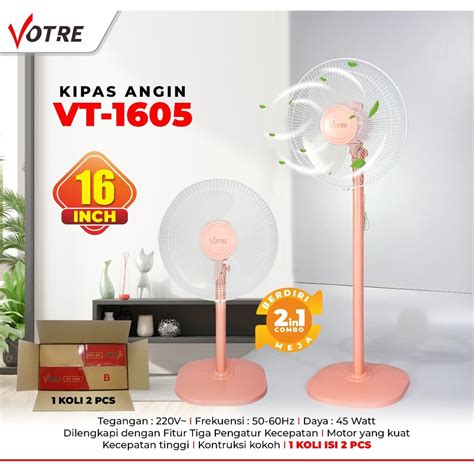 Jual Advance Kipas Angin Berdiri Stand Fan Vt Votre Inch