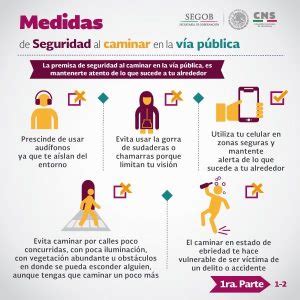Tips Para Caminar Seguro Directorio De Seguridad