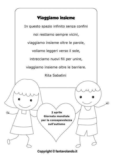 Giornata Mondiale Per La Consapevolezza Sull Autismo Poesia Fantavolando