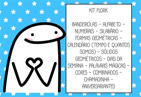KIT SALA DE AULA FLORK Lojinha Materiaispdg