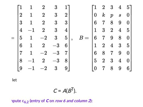 solved for the following matrices use k 39 ﻿p 2 ﻿and s