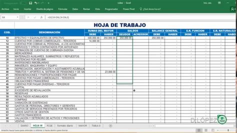 Ejemplos De Hojas De Trabajo Contabilidad En Excel Actualizado Porn
