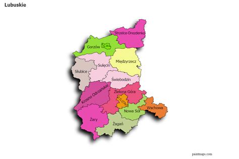 Mapas De Muestra Para Lubuskie