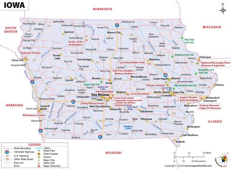 Iowa Road Map