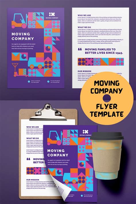 Moving Company Flyer Template Flyer Design For Moving Company Flyer