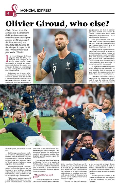 Le Nouvelliste On Twitter Journal Du Mondial Nouvelliste