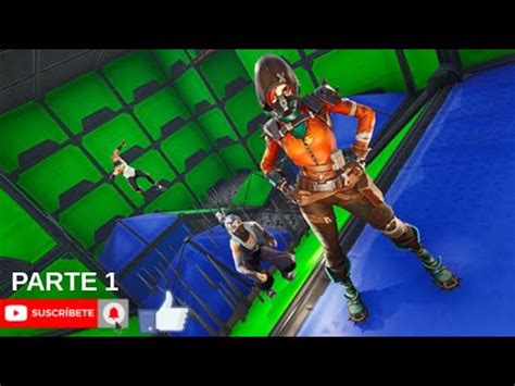 Haciendo El Parkour De Fortnite De 300 Niveles Parte 1 YouTube