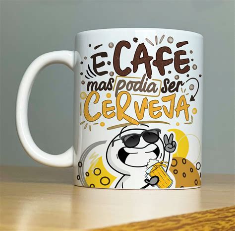 Caneca Caf Mas Podia Ser Cerveja Elo Produtos Especiais