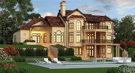 Luxury Mediterranean Style House Plan 6564 Mediterranean Style House
