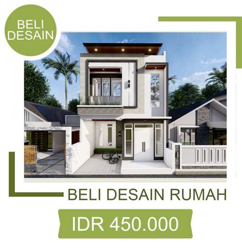 Denah Dan Tampak Rumah Minimalis Lantai