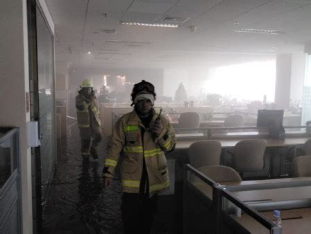 Kebakaran Di Gedung K Link Tower Gatot Subroto Berhasil Dipadamkan