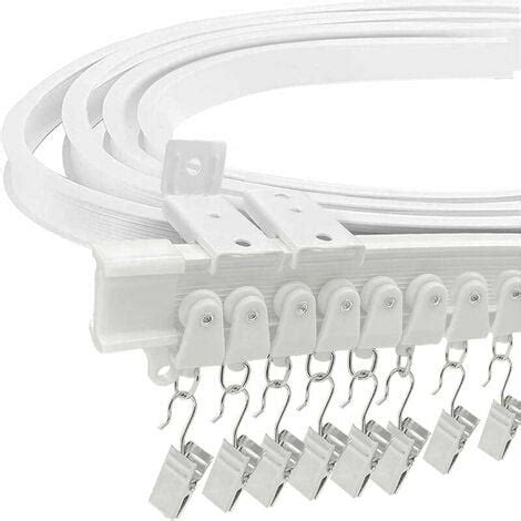 3M Rail Rideaux Tringle Rideau Flexible Rail De Rideau Flexible Avec 24