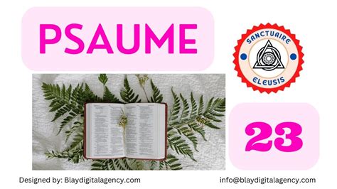 PSAUME 23 Prière de Protection Divine YouTube