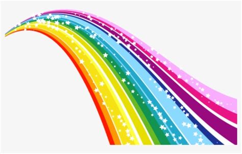 Rainbow Clipart Straight Half Rainbow Clip Art Free Transparent