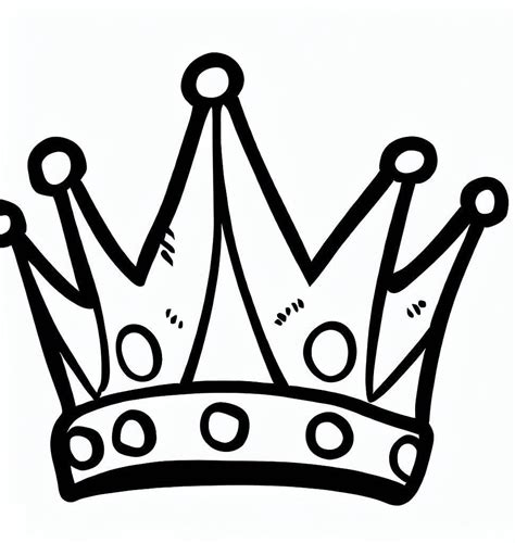 Crown Coloring Pages Coloringlib