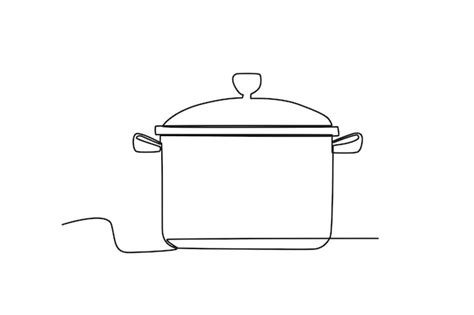 How To Draw A Cooking Pot Step By Step