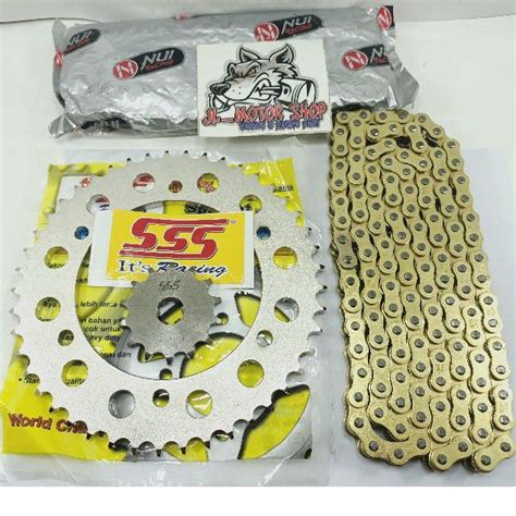 Jual Gear Set Gir Set SSS 428 415 Yamaha R15 VVA R15 V3 XSR 155