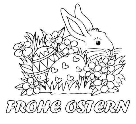 Ausmalbilder Kostenlos Frühling Ostern Malvorlagen Osterhase
