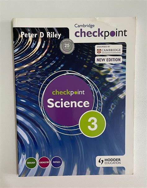 Science Book Cambridge Checkpoint Science 3 Textbook Hobbies Toys