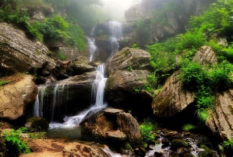 Fondos de pantalla cascada naturaleza paisaje montañas 1920x1294