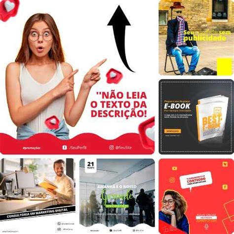 Posts para AgÃªncia Digital Pack Canva 10 Artes EditÃveis