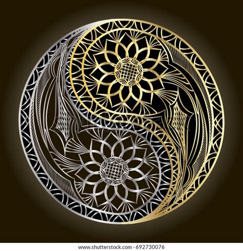 Yin Yang Symbol Vector Illustration Stock Vector Royalty Free