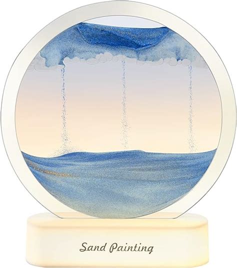 Peinture De Sable Qui Coule Images De Sable Rotatives 3D Dynamiques
