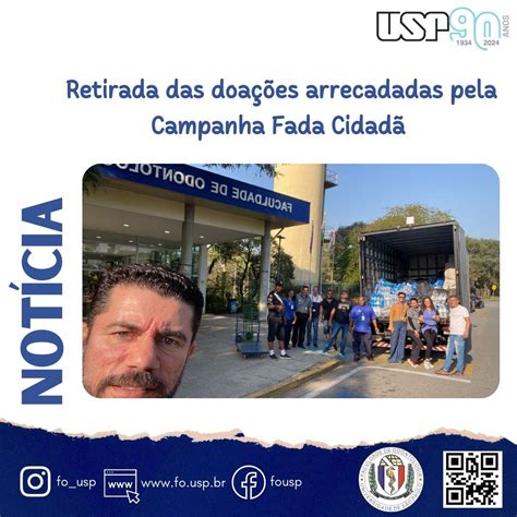 Retirada das doações arrecadadas pela Campanha Fada Cidadã