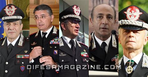 Carabinieri Ecco Chi Sono I Nuovi Generali Di Corpo DArmata Difesa