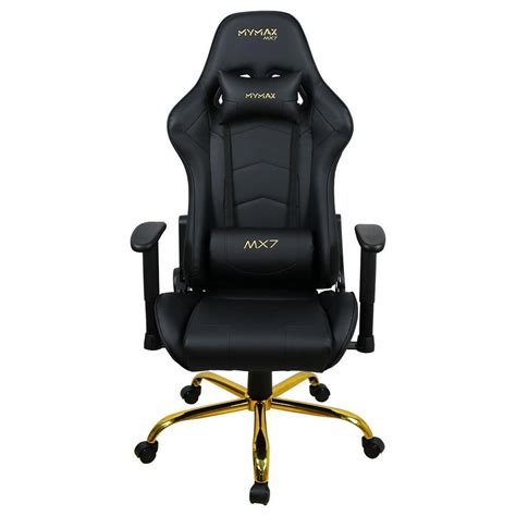 Cadeira Gamer Mymax MX7 Até 150KG Giratória Preto