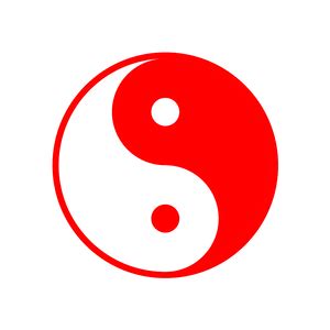 Símbolo Yin Yang decorado PNG transparente StickPNG