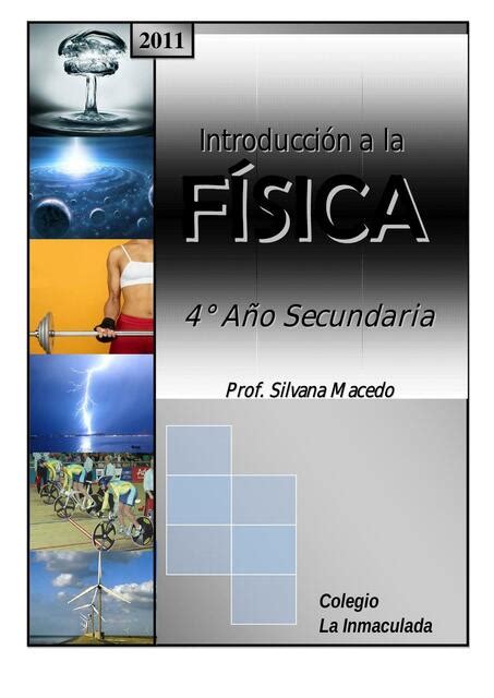 Introducci N A La F Sica To A O De Secundaria F Sica Materia