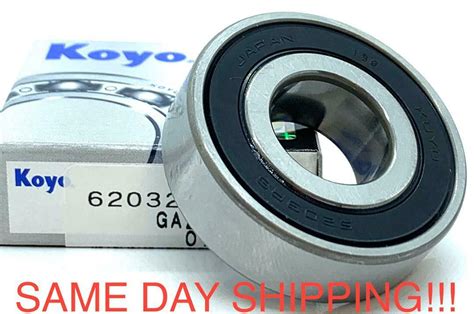 Koyo Rs C Deep Groove Ball Bearings Rubber Sealed X X Mm