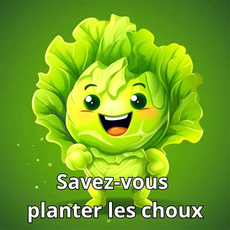 Savez Vous Planter Les Choux Comptine Pour Enfants Et B B S Single