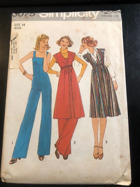 Simplicity Patterns 1970S