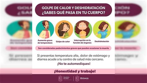 Llama Salud Michoacán a extremar precauciones para evitar un golpe de calor