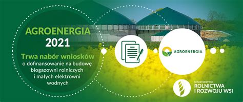 Wsparcie Na Budow Biogazowni Rolniczych I Ma Ych Elektrowni Wodnych